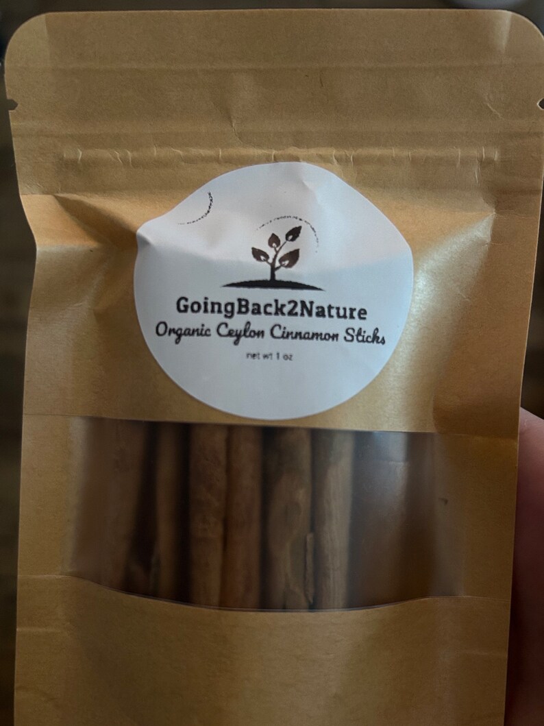 Organic Ceylon Cinnamon Sticks 1 Oz. - Etsy