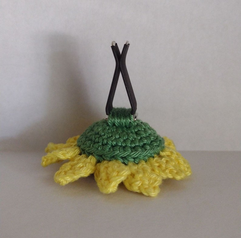 Crochet Sunflower Car Air Vent Clip Ready to Ship - Etsy
