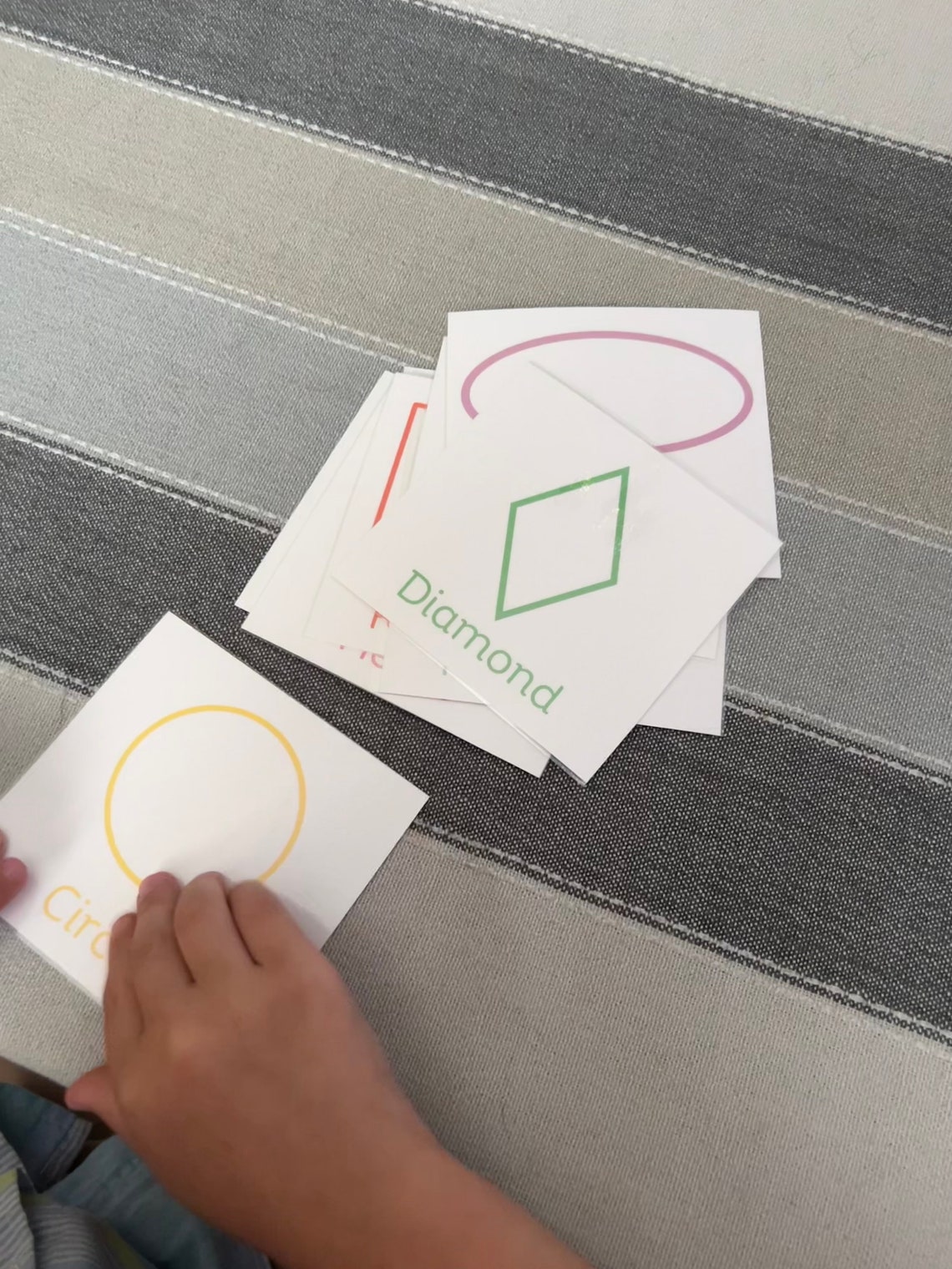 Shape Flashcards for Preschool, Prek, and Kindergarten - Etsy
