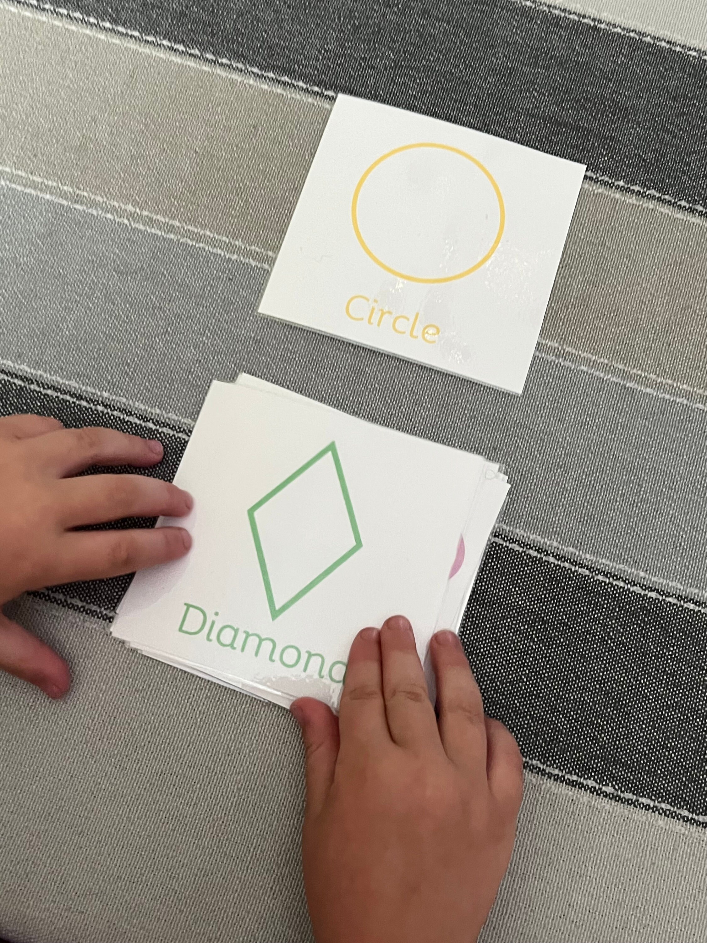 Shape Flashcards for Preschool, Prek, and Kindergarten - Etsy