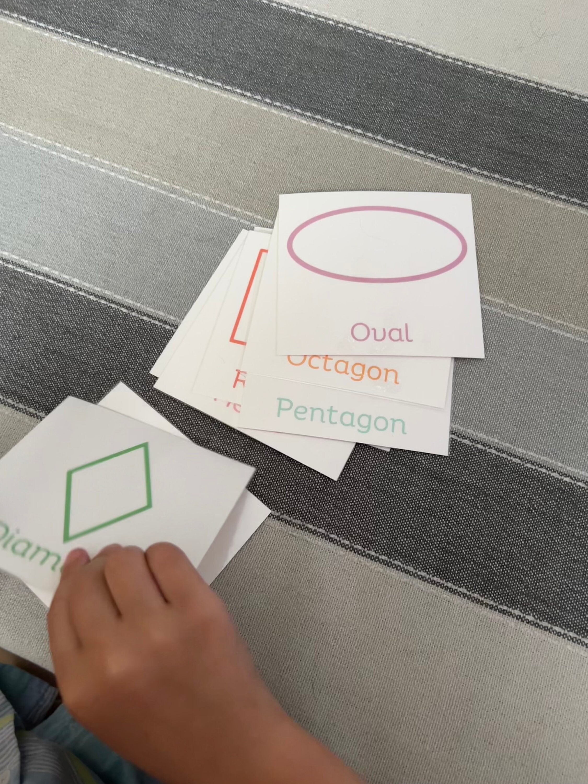 Shape Flashcards for Preschool, Prek, and Kindergarten - Etsy
