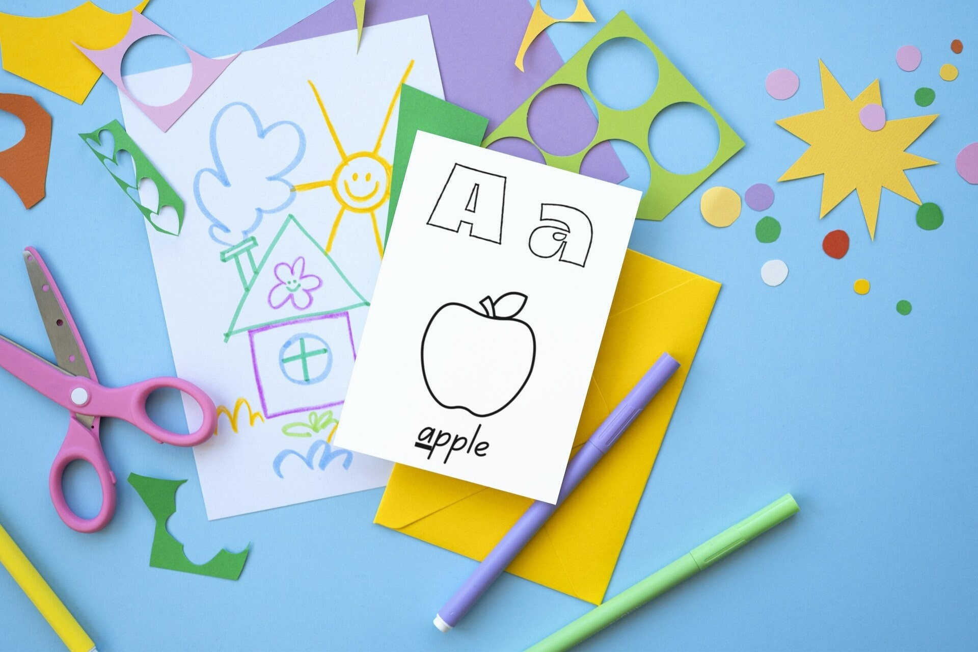 Letter Coloring Pages Preschool Pre-k - Etsy