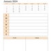2024 Weekly Planner Printable Bundle, A4 Half Letter/letter, 2024 Daily ...
