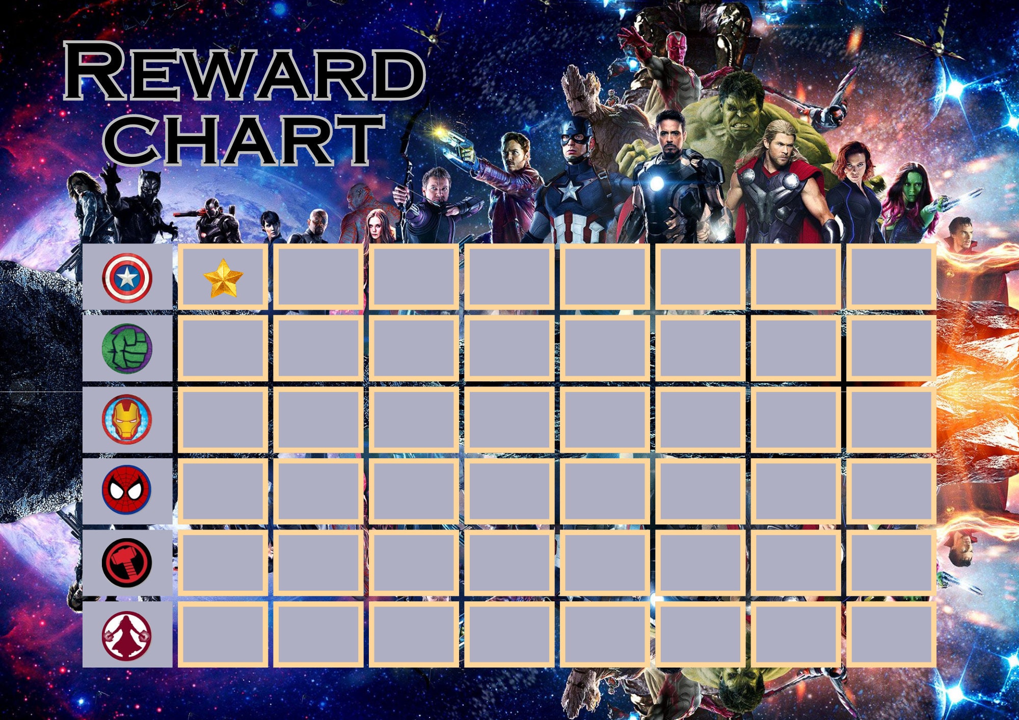 Avengers Classroom Decorations Template - Etsy