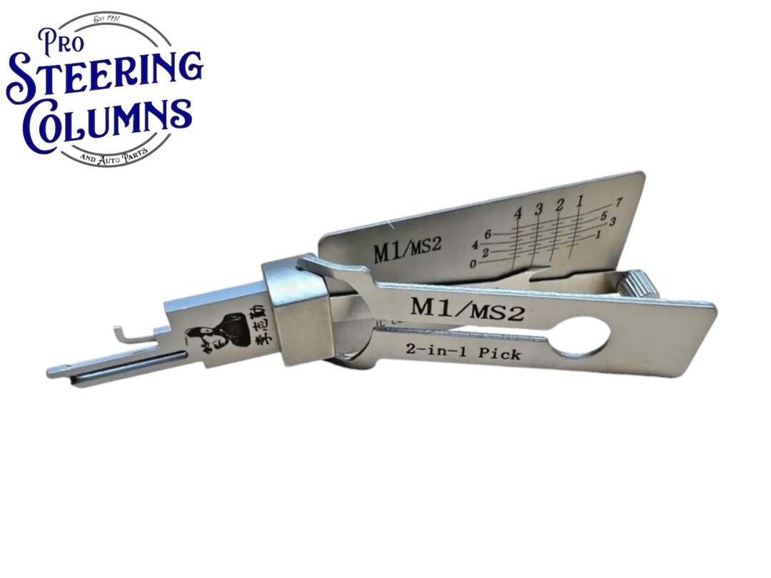 Original Lishi 2 in 1 M1 MS2 Master Pick & Decoder Anti Glare Genuine New - Etsy