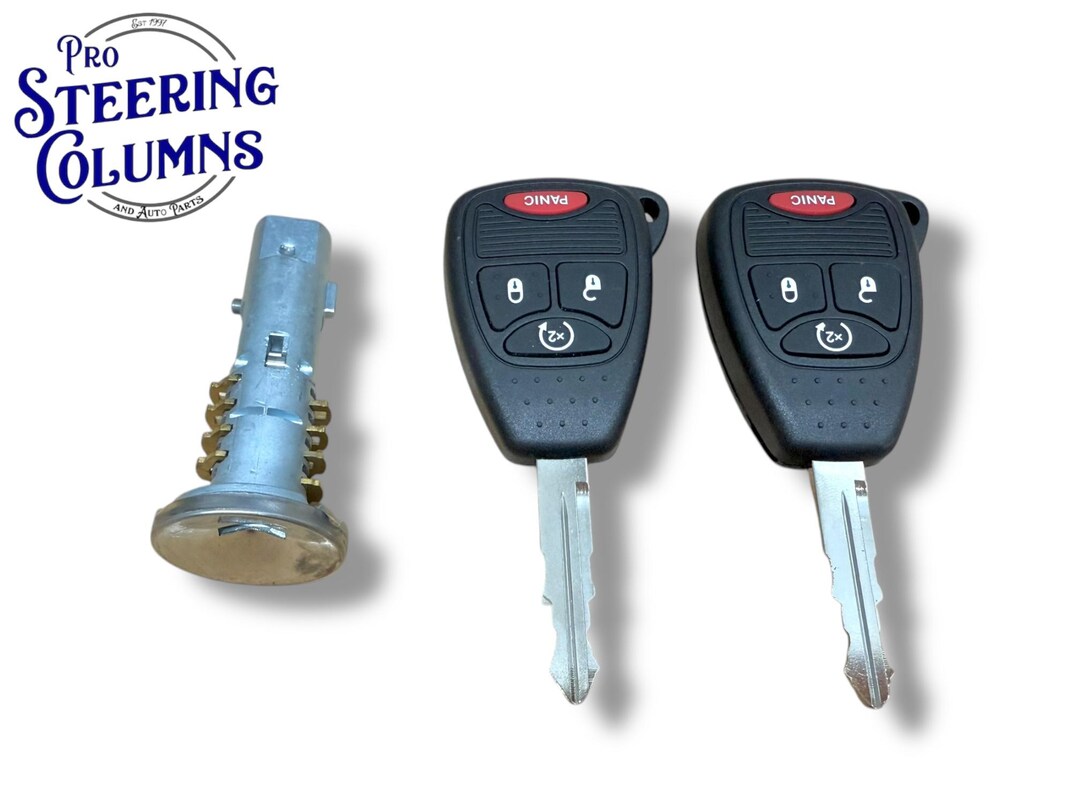 Fits 07-18 Jeep Wrangler Ignition Lock Cylinder With 2 Remote Keys New ...