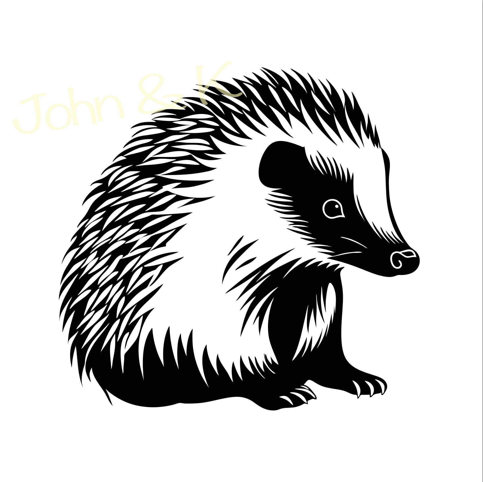 Hedgehog Svg, Hedgehog Clipart, Cricut Silhouette Hedgehog Clipart Png ...