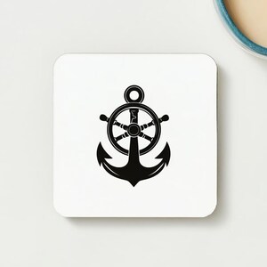 Anchor Svg, Rudder Svg, Nautical Logo Decoration Cutfile Clipart Cricut ...