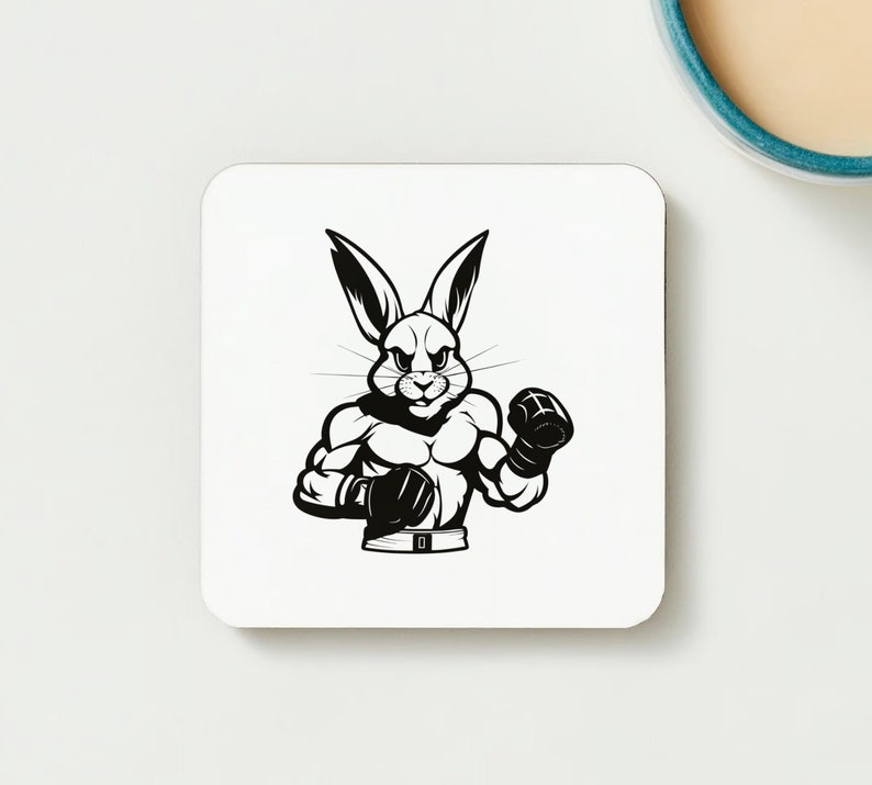 Bunny Svg Boxing Bunny Svg Cricut Silhouette Rabbit Clipart - Etsy