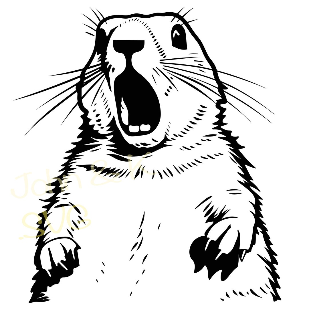 Prairie Dog Svg, Marmot Svg, Wild Animal Svg, Prairie Dog Clipart ...