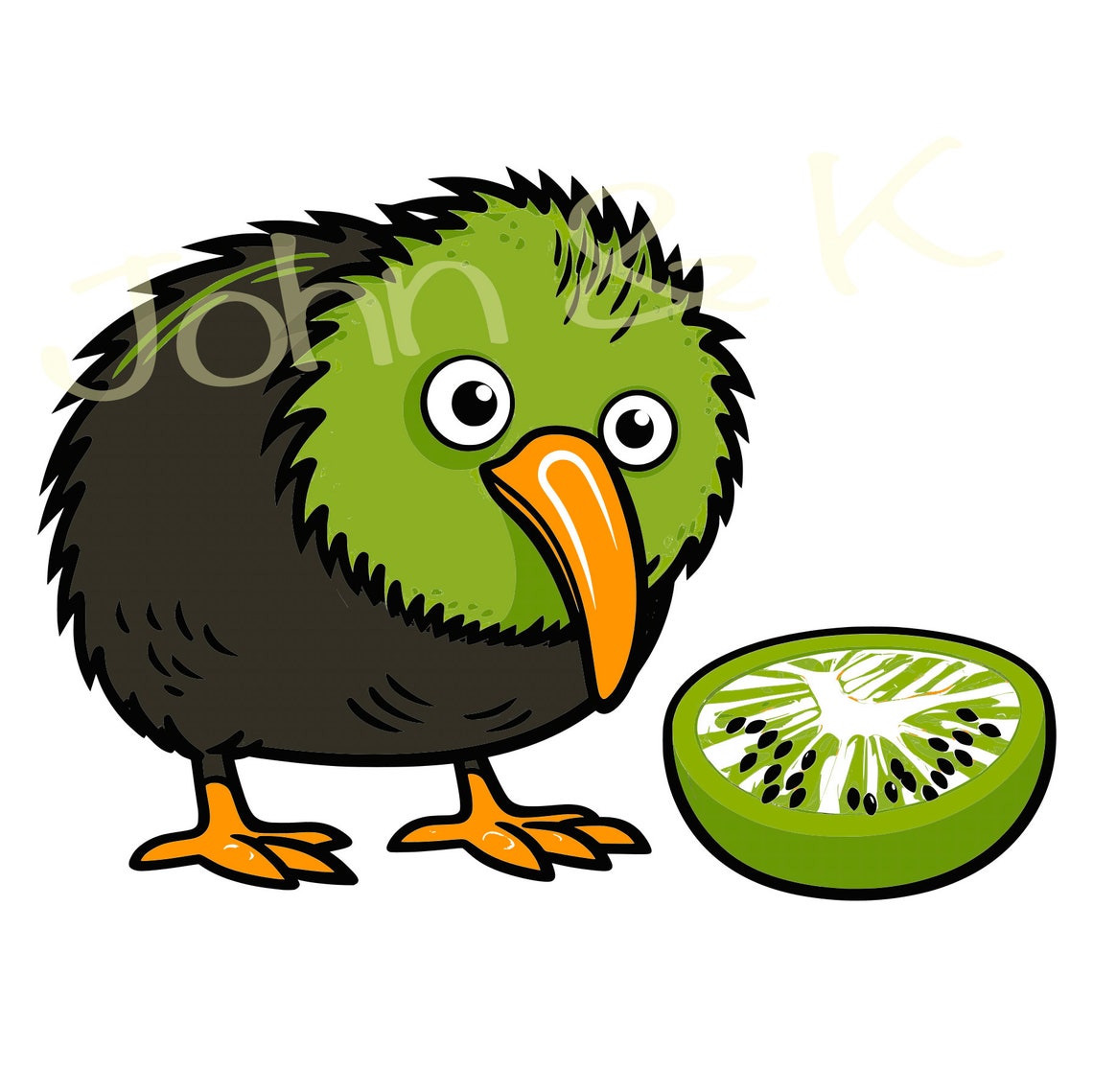Kiwi Bird Svg, Kiwi Kiwifruit Svg, Kiwi Pdf, Kiwi Sticker , New Zealand ...