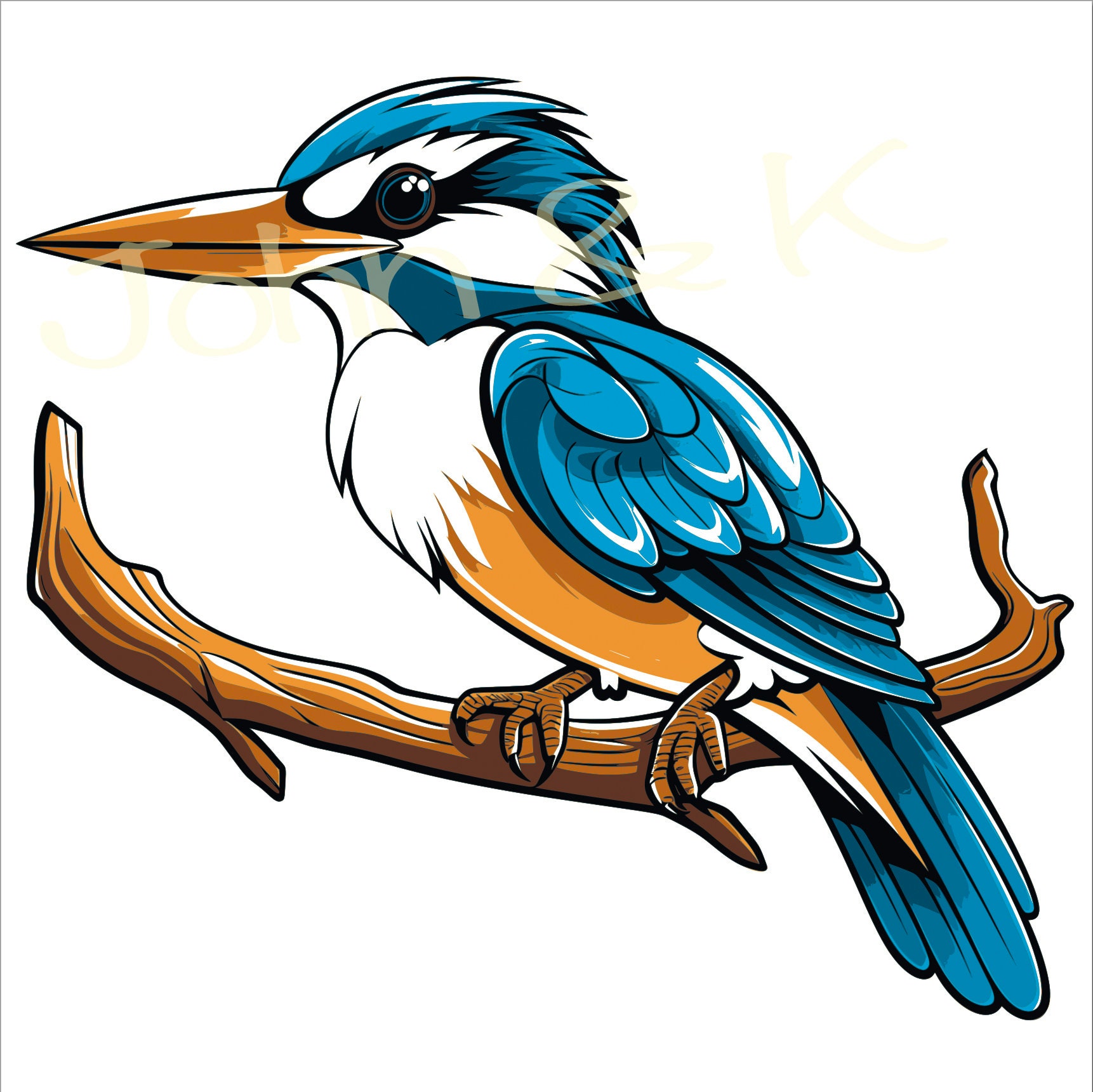 Sacred Kingfisher Svg Kingfisher Svg Bird Lover Clip Art - Etsy