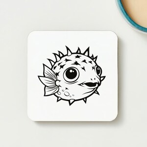 Puffer Fish Svg, Cute Puffer Fish Svg Cut File Cricut Silhouette ...