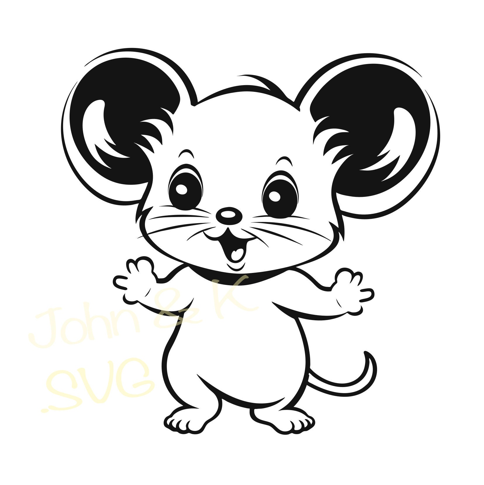 Mouse Svg Cute Mouse Svg Baby Mouse Clipart Baby Mouse Svg - Etsy
