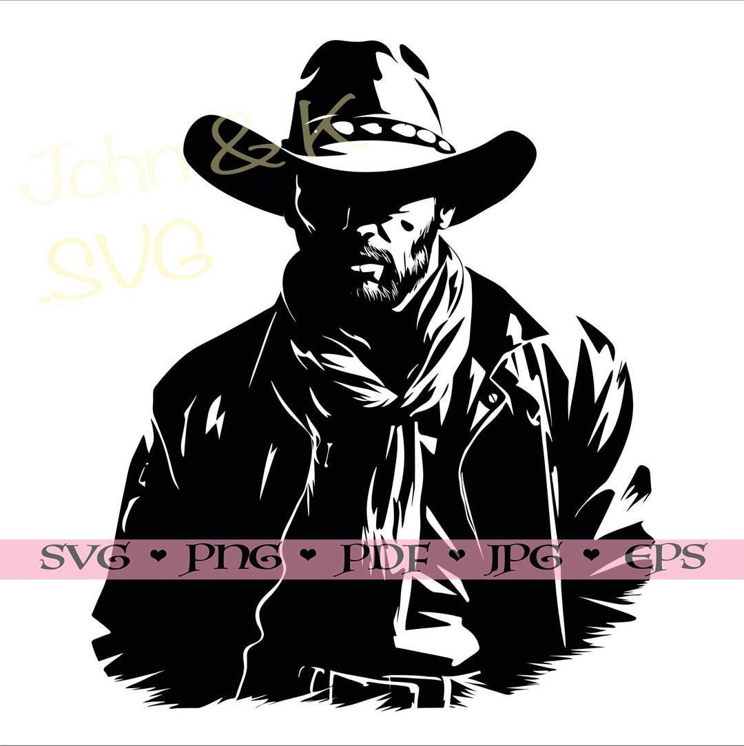 Cowboy Svg, Cowboy Vector, Cowboy Cut File, Cowboy Clipart Cricut ...