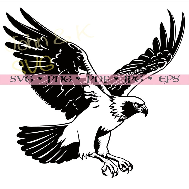 Osprey Silhouette - Etsy
