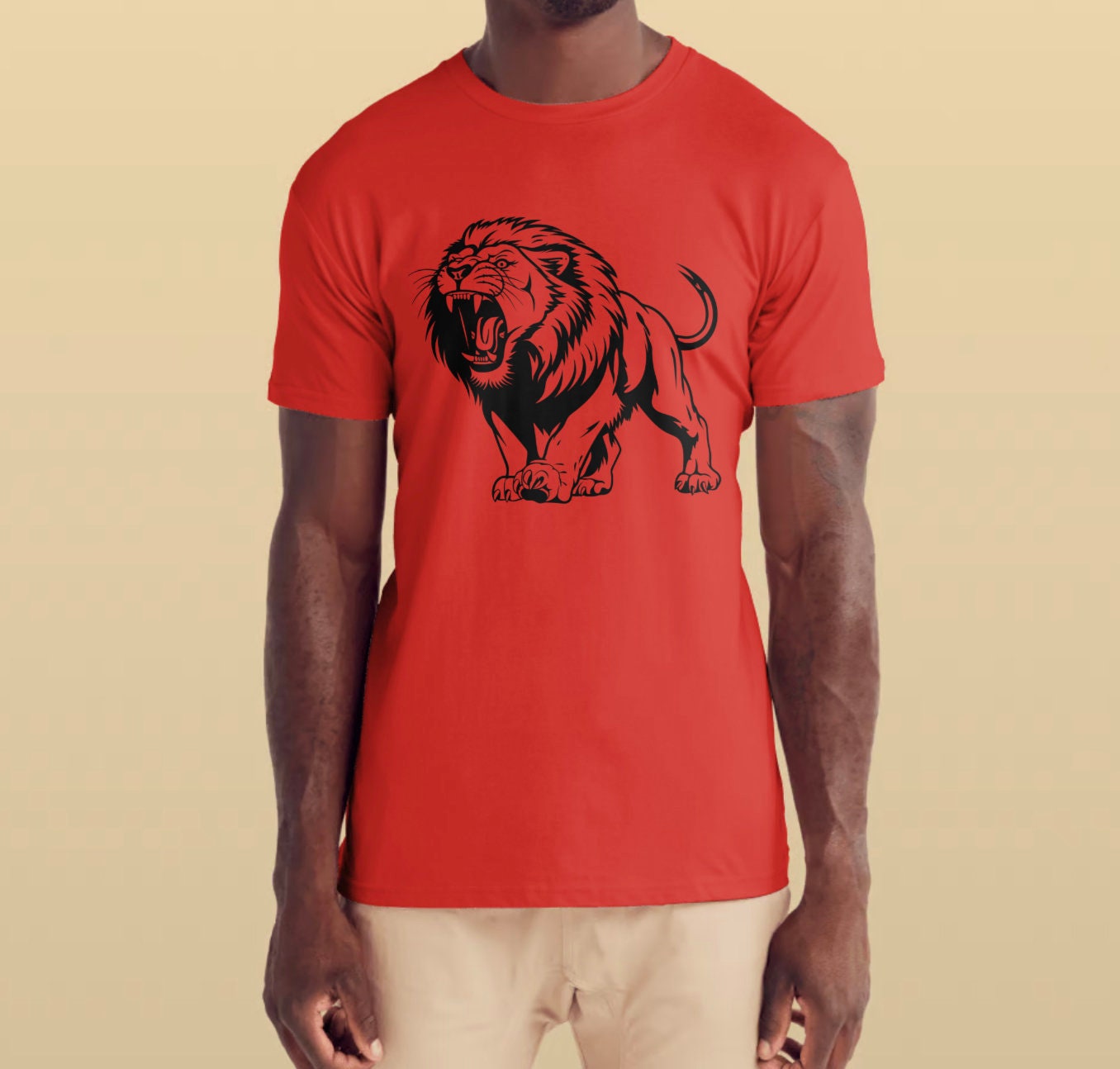 Angry Lion Svg, African Lion Art, Lion Clipart, Male Lion Svg for ...