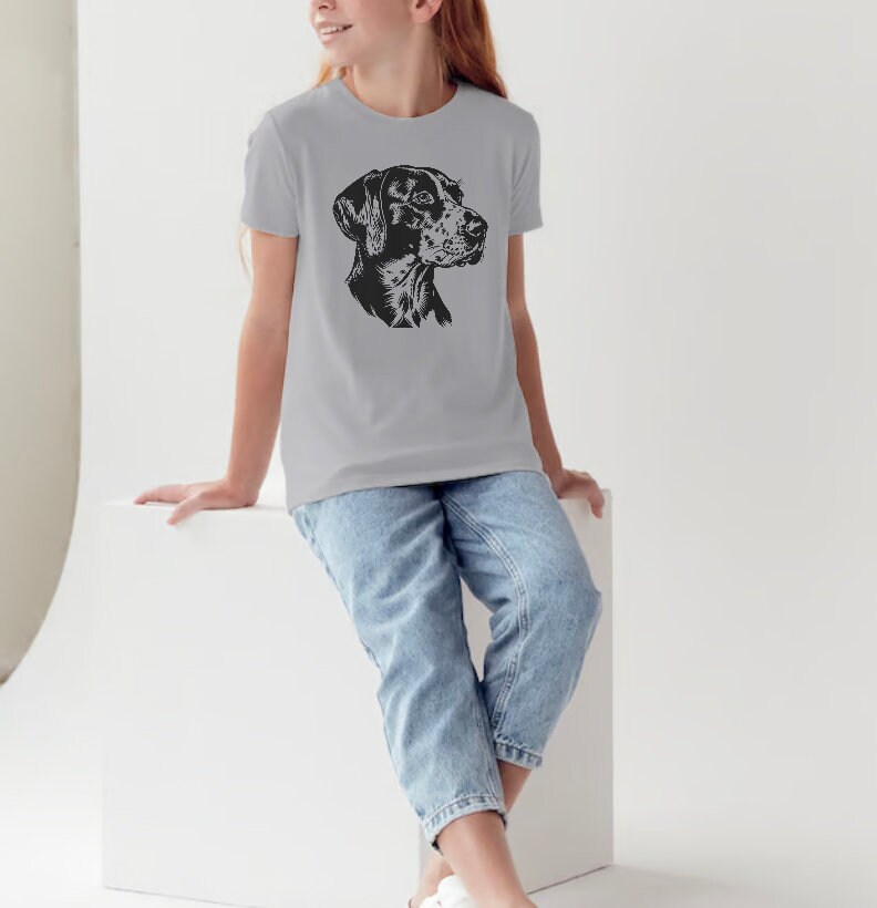 German Shorthaired Pointer SVG, Dog Outline Cut File Cricut Silhouette ...