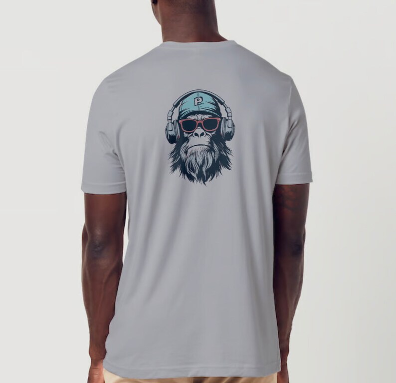 Ape Svg, DJ Ape Png, Ape Decal Cutfile Cricut Silhouette Clipart Png ...