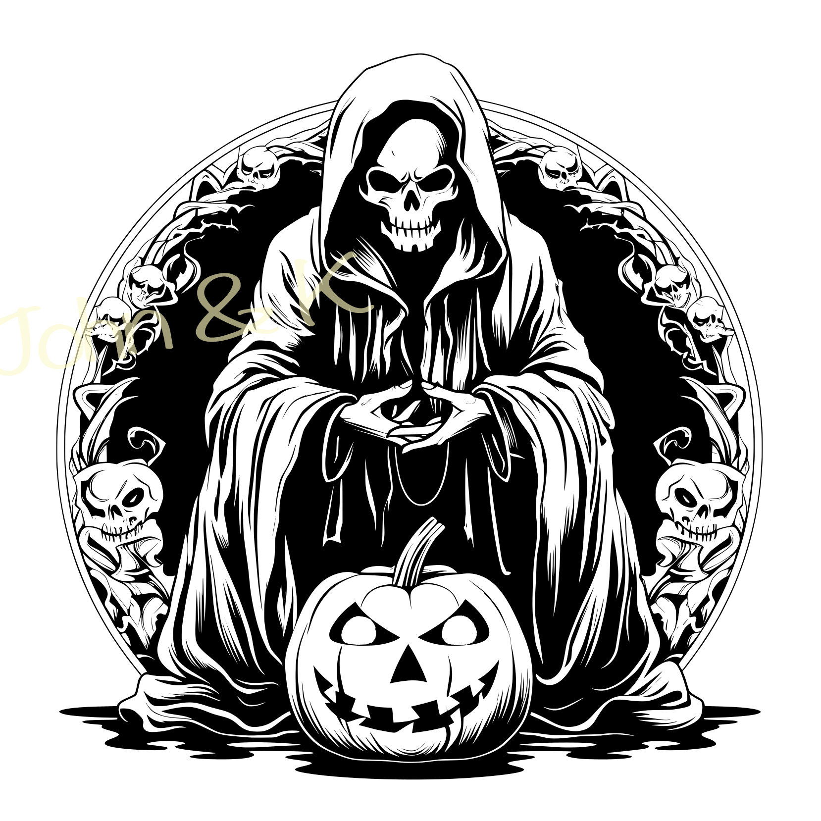 Death Svg Death Vector Halloween Death Svg Death Clipart - Etsy