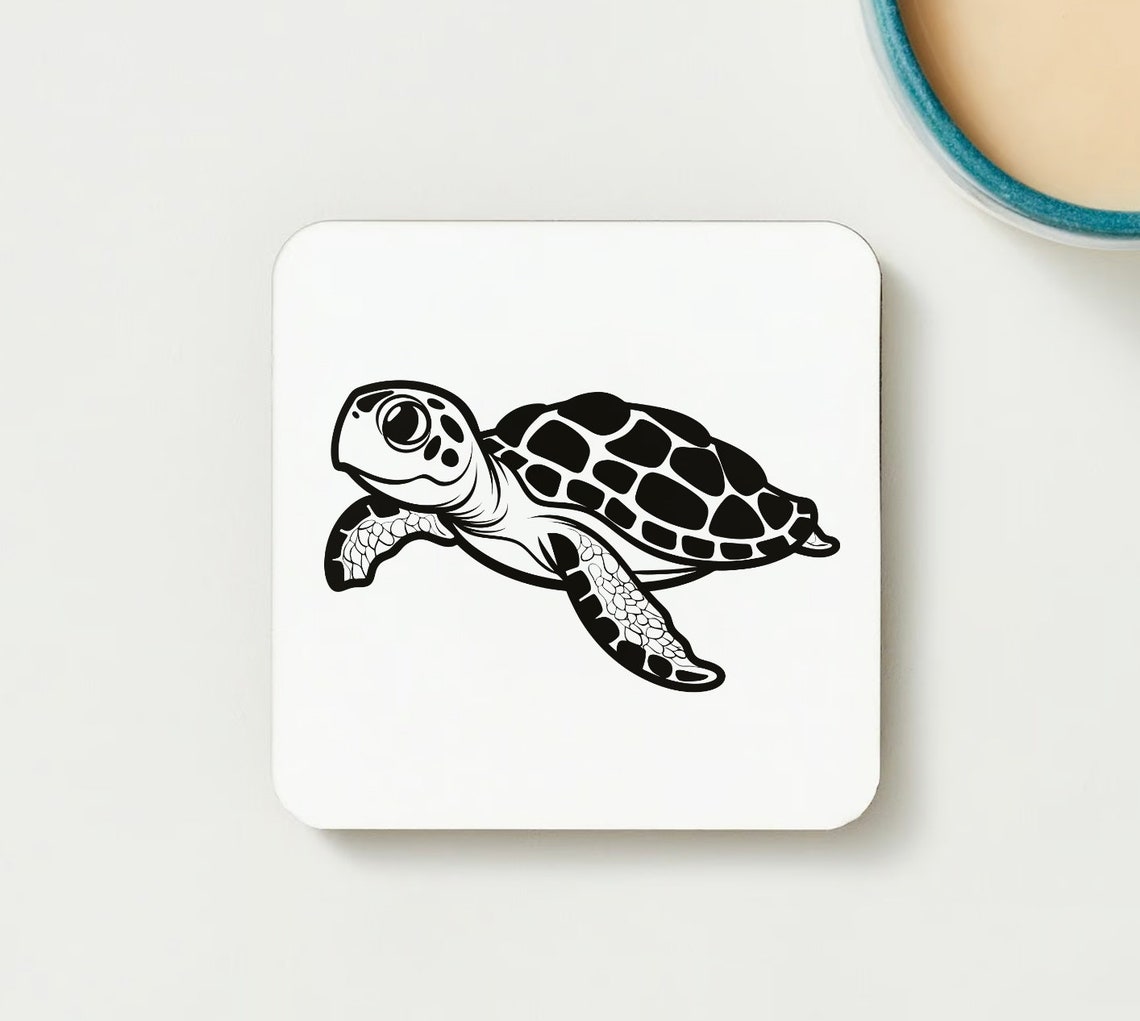 Cute Sea Turtle Svg, Hawksbill Svg, Sea Turtle Clip Art, Australia ...