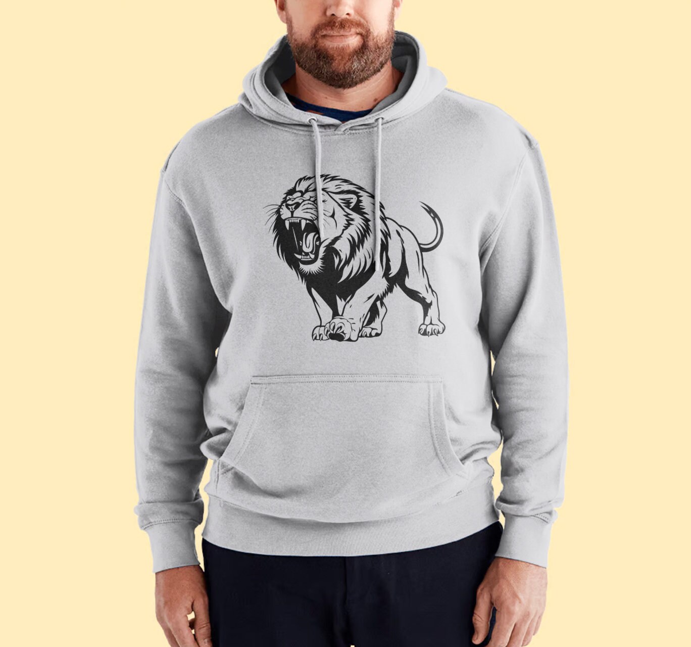 Angry Lion Svg, African Lion Art, Lion Clipart, Male Lion Svg for ...