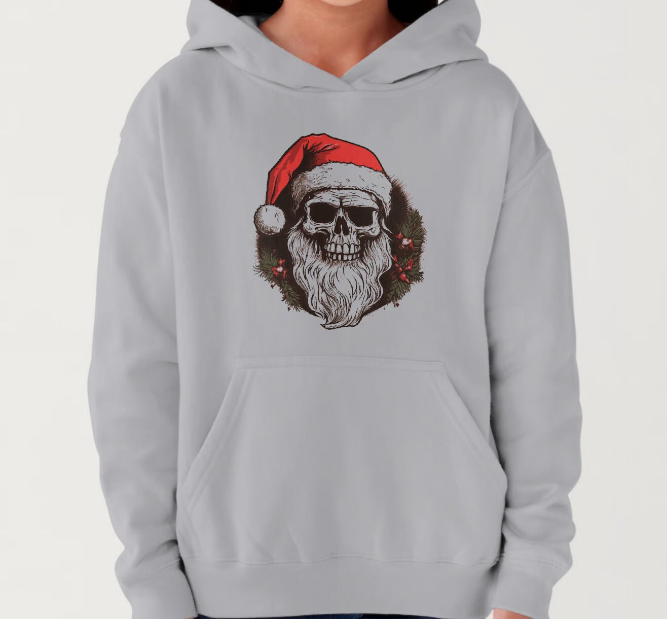 Santa Clause Skull Svg, Christmas Skull Svg, Skull Clipart, Skull Svg ...