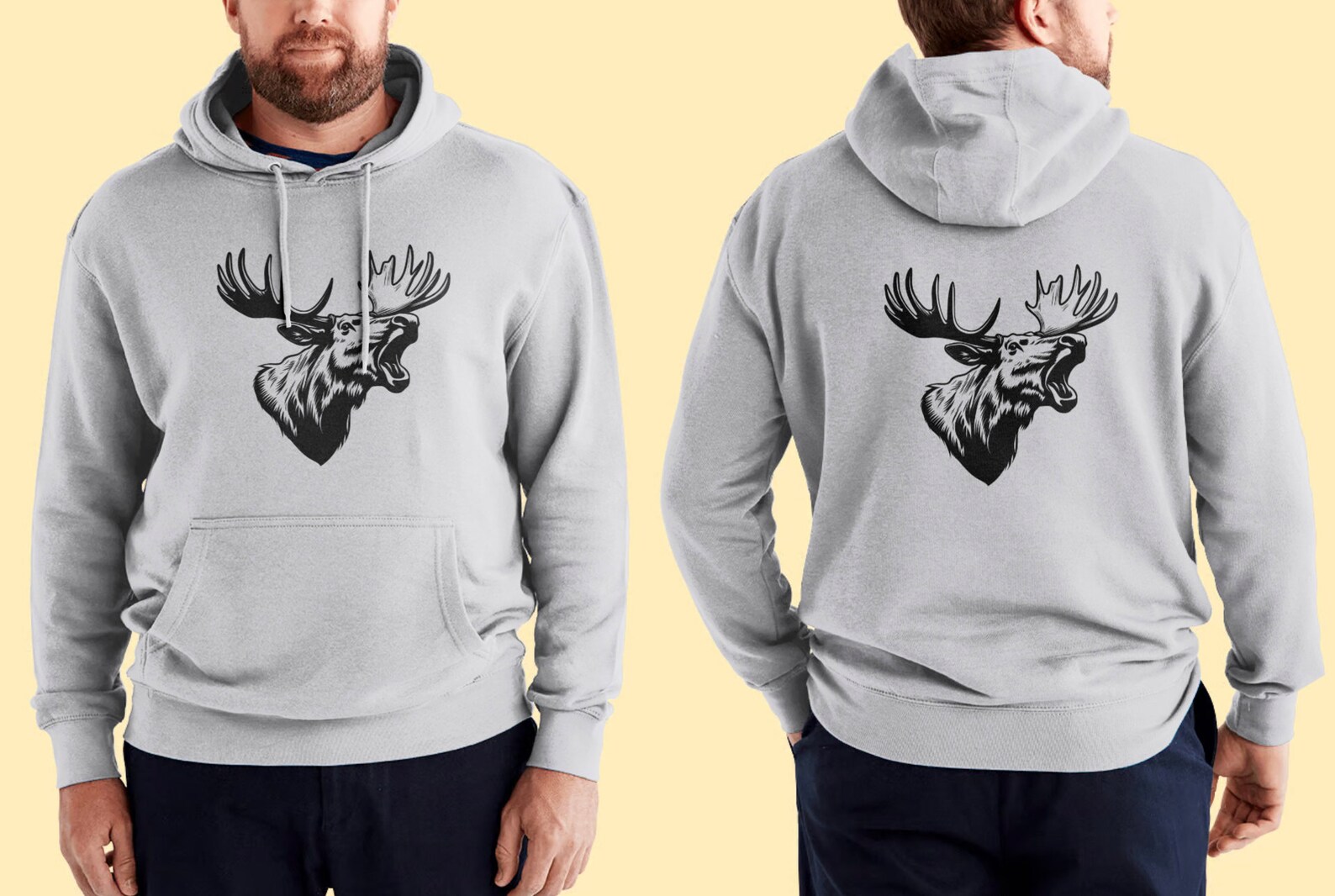 Moose Svg, Moose Head Svg, Cutfile Silhouette Moose Head Clipart Png ...