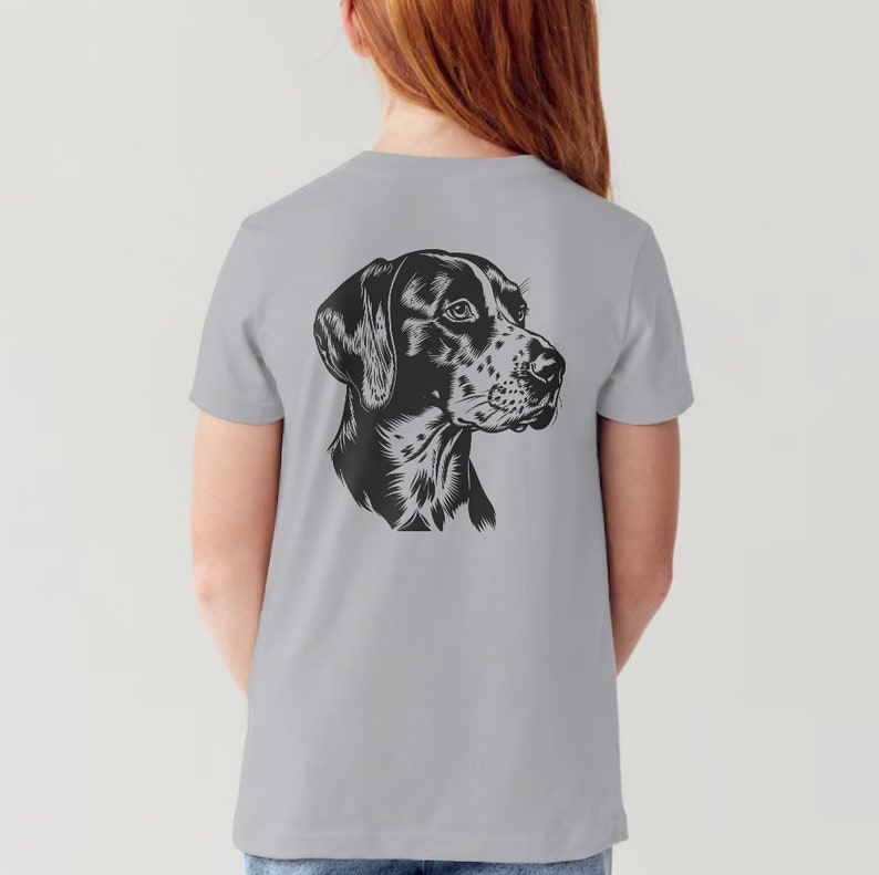German Shorthaired Pointer SVG, Dog Outline Cut File Cricut Silhouette ...