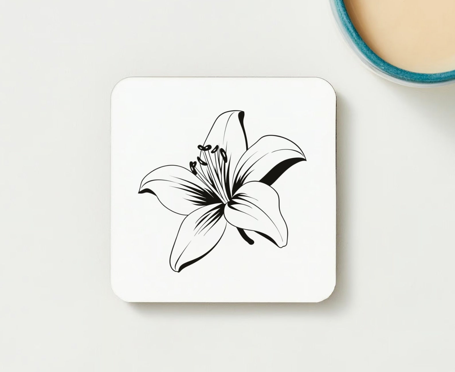 Lily Svg, Lily Flower Outline, Lily Clipart, Lily Svg for Shirt, Decor ...