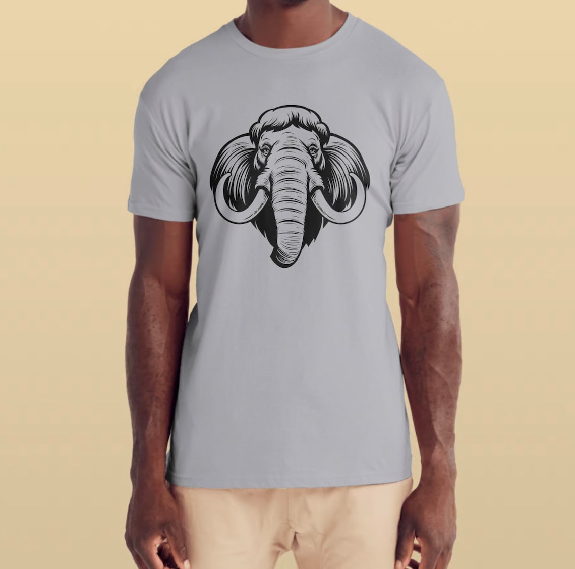 Mammoth Svg, Woolly Mammoth Svg, Mammoth Clipart, Mammoth Head Svg for ...