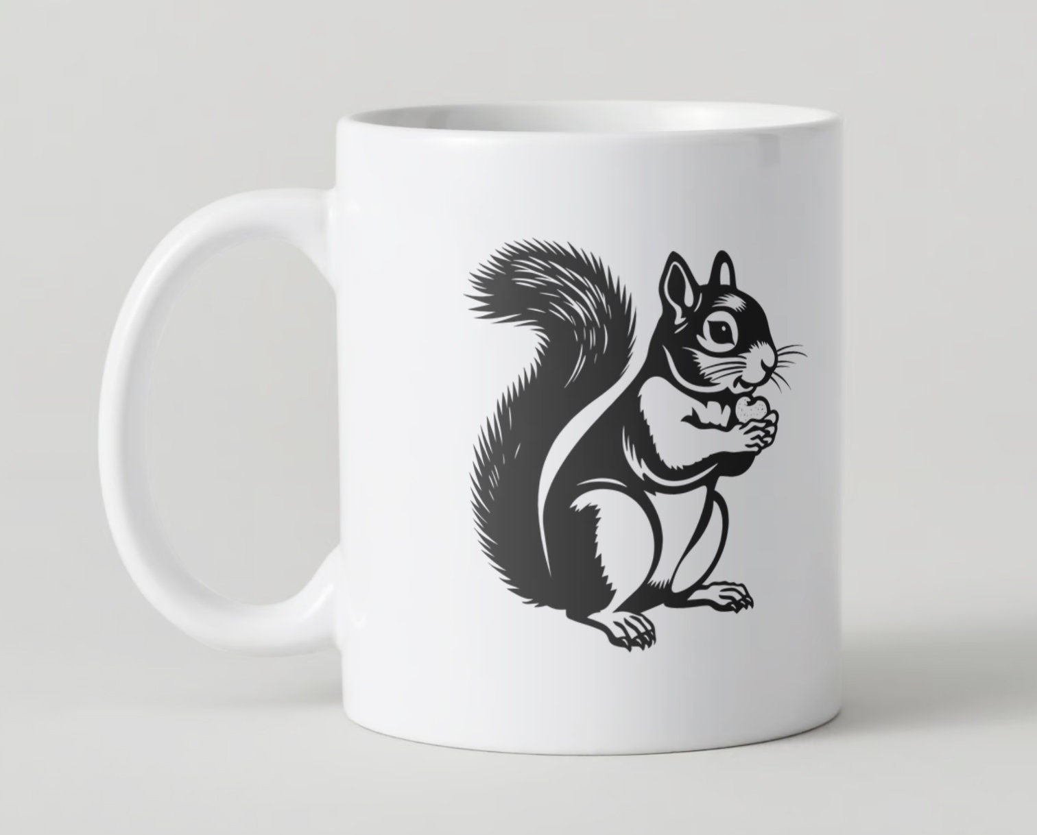 Gray Squirrel Svg, US Animal Vector, Squirrel Svg for Shirt Mug Sticker ...
