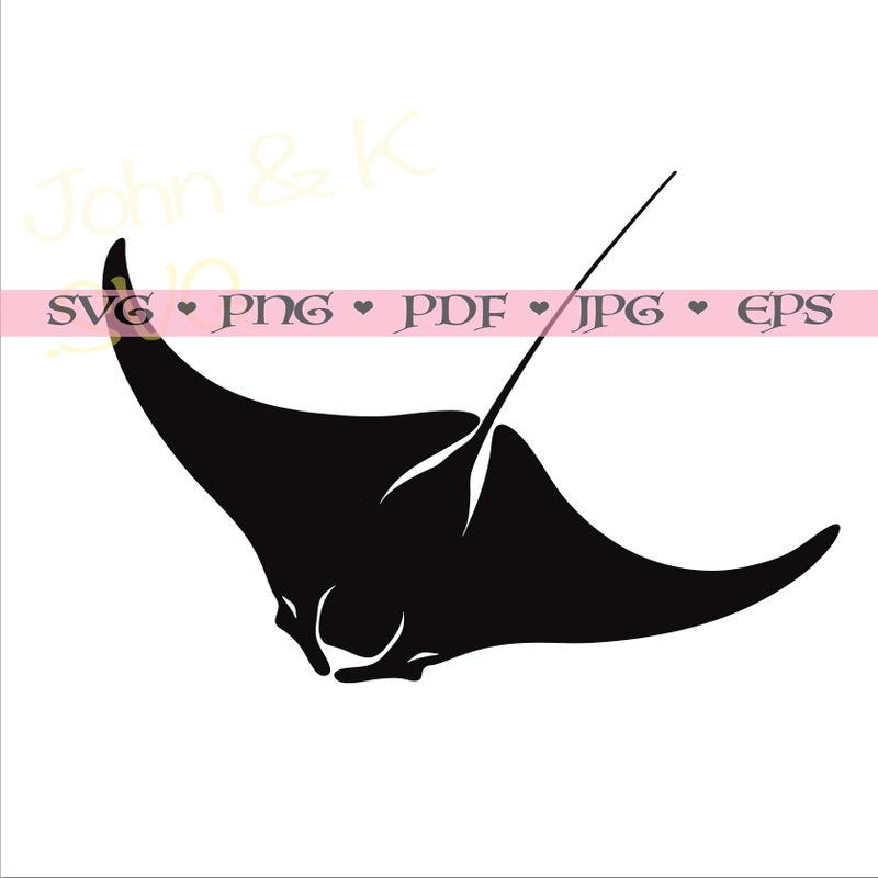 Stingray Vector Art - Etsy