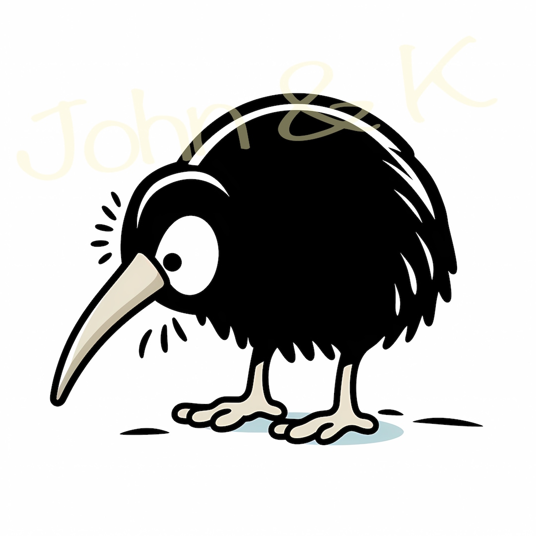Kiwi Svg, Cute Kiwi Svg, Kiwi Vector, Kiwi Clipart, New Zealand Bird ...