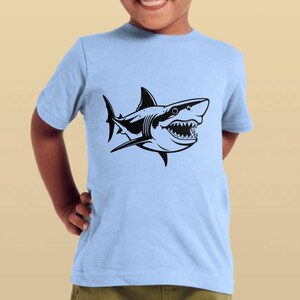 Great White Shark Svg, Cocky Great White Shark Svg, Shark Lover Clipart ...