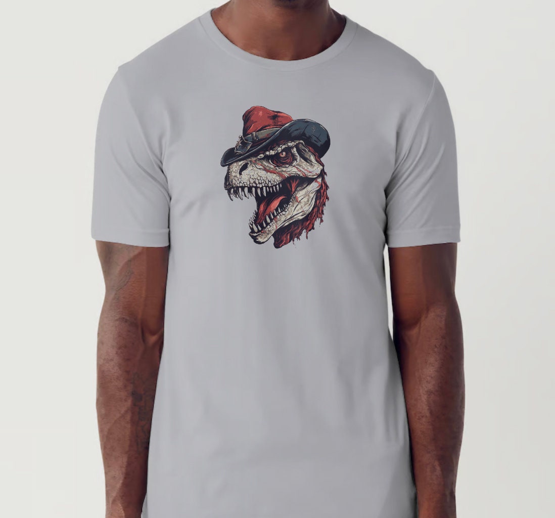 T-rex Svg Dinosaur Clipart Pirate T Rex Illustration for - Etsy