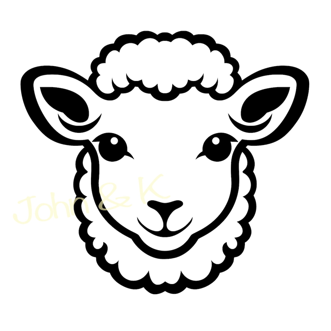 Cute Sheep Svg, Sheep Cut File, Sheep Clipart, Cute Sheep Svg for ...