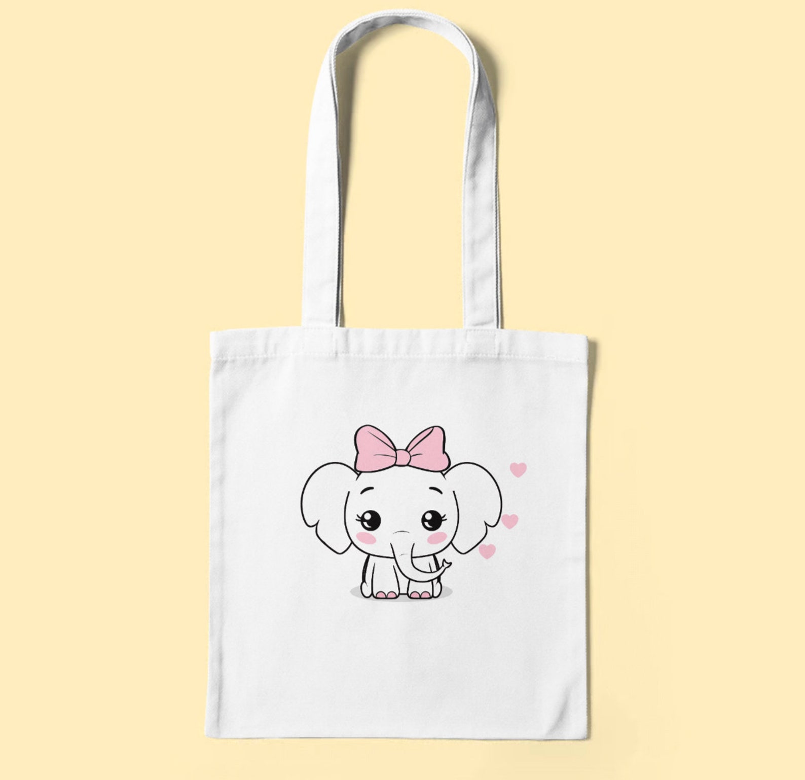Lovely Elephant Svg Pink Bow Elephant Svg Elephant Clipart - Etsy