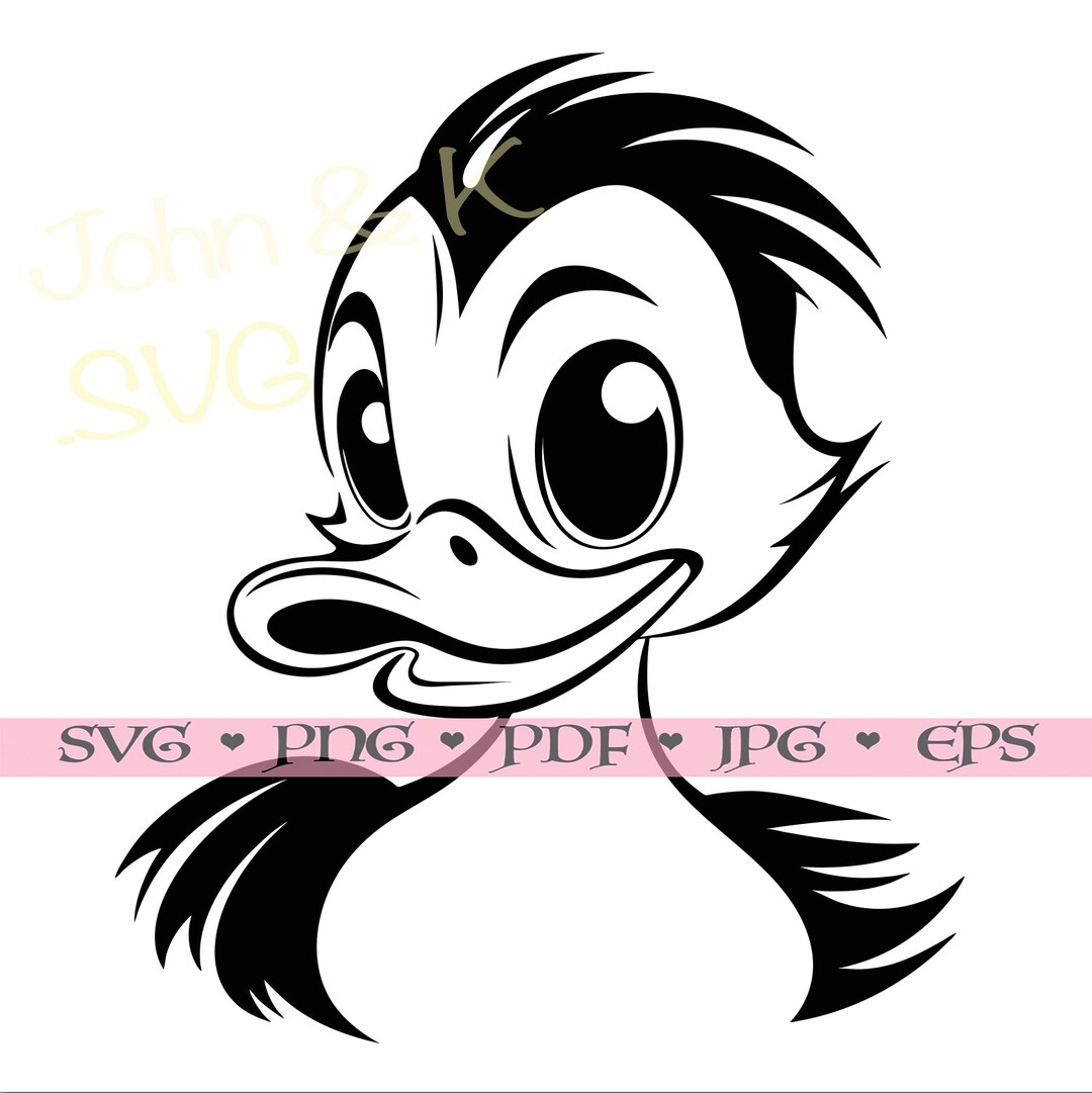 Cute Duck SVG, Duck Cutfile, Cricut Silhouette Duck Decal Clipart Png ...