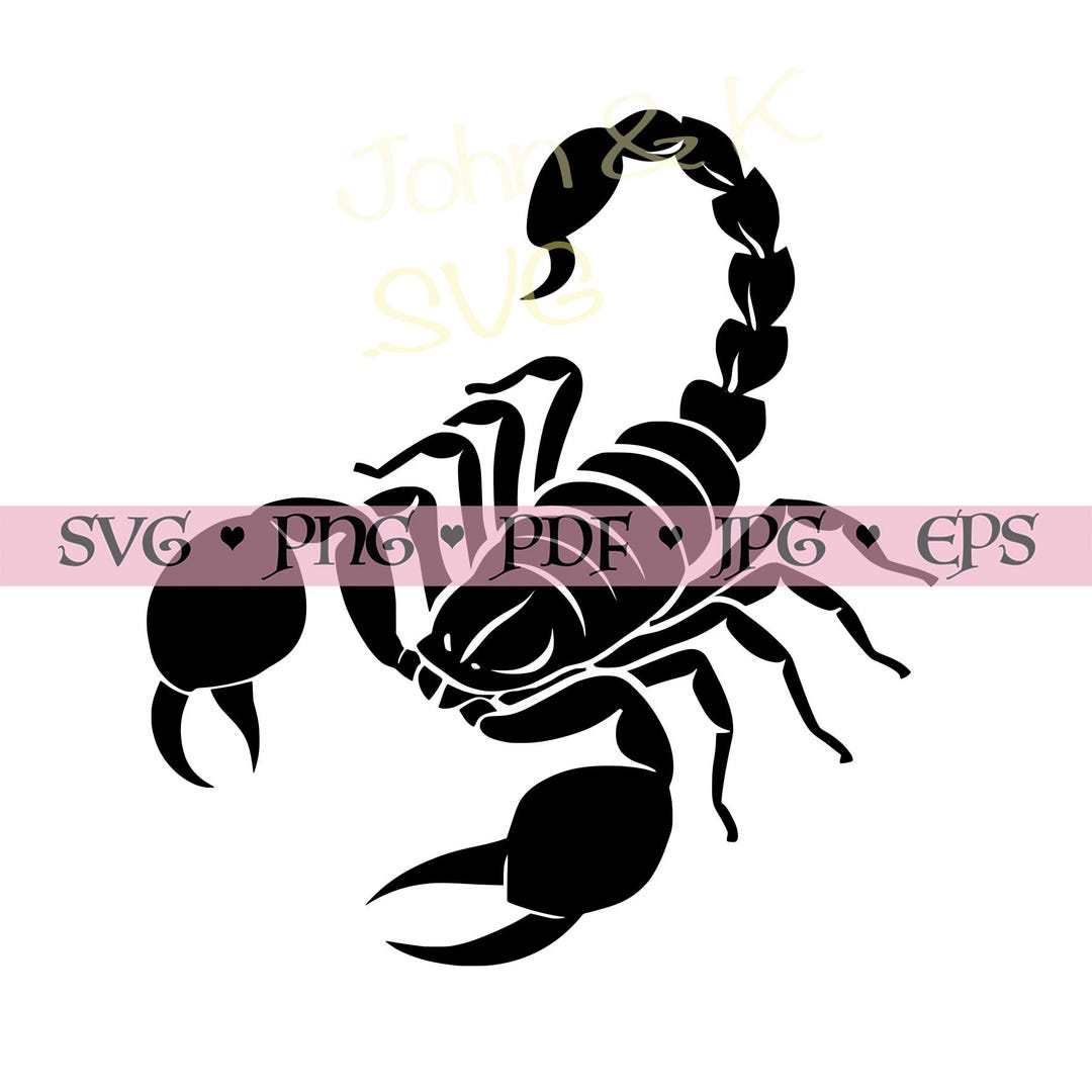 Gothic Scorpion SVG Bundle: Dark Arachnid Clipart - Cricut & Silhouette ...