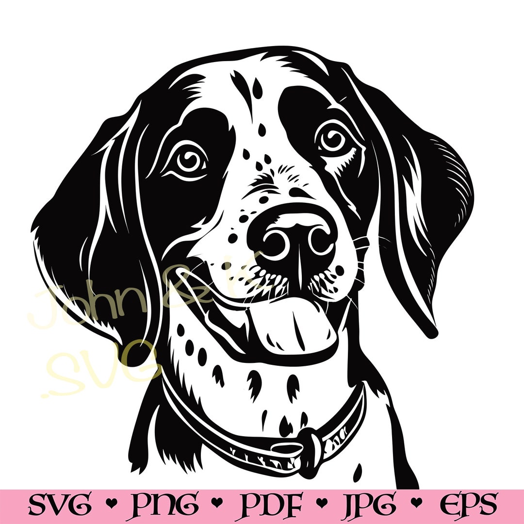 German Shorthaired Pointer SVG, Cricut Silhouette Shorthaired Pointer ...