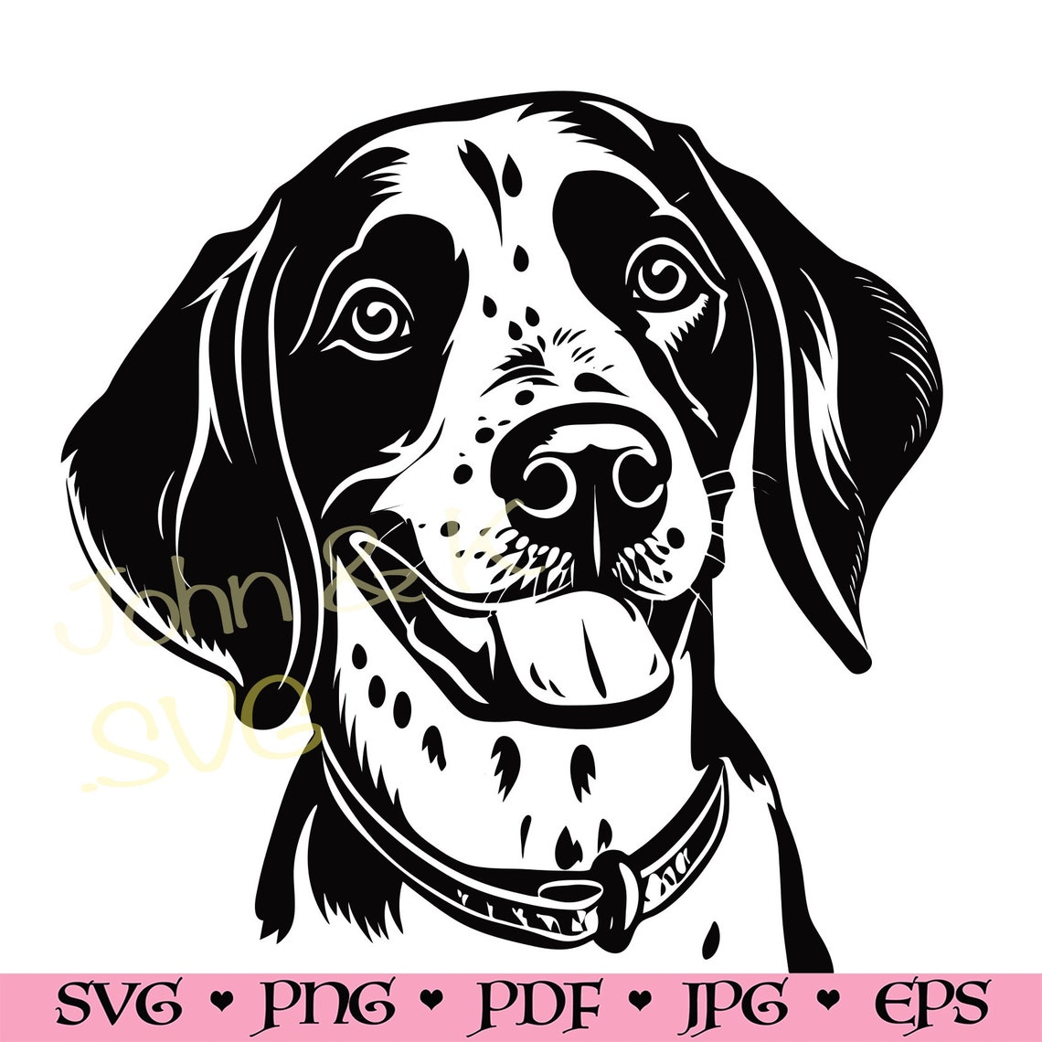 German Shorthaired Pointer SVG Cricut Silhouette Shorthaired - Etsy
