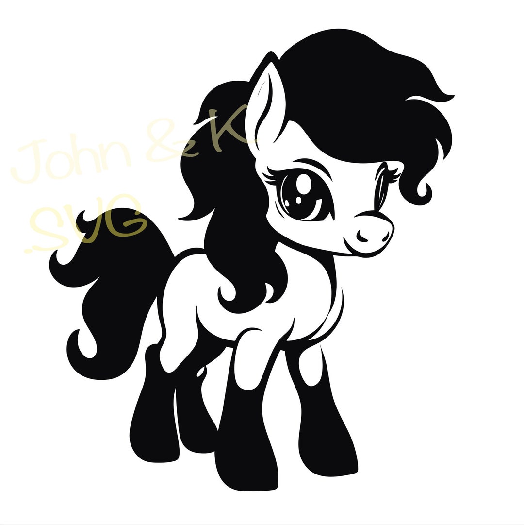Pony Svg, Cute Pony Svg, Pony Clipart, Cute Pony Svg for Fleece, Shirt ...