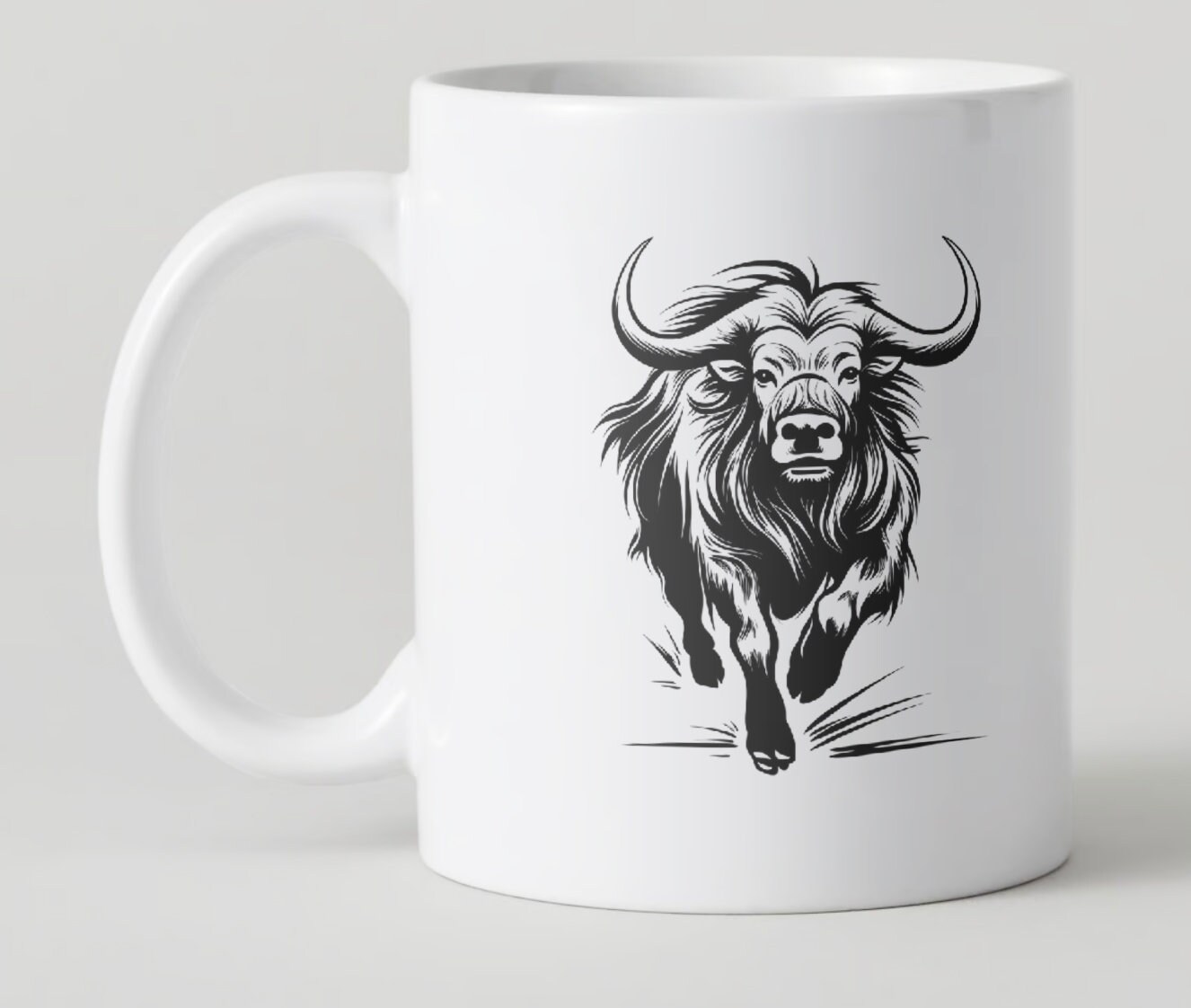 Yak Svg, Yak Vector, Wild Yak Svg Cutfile Decal Clipart Cricut ...