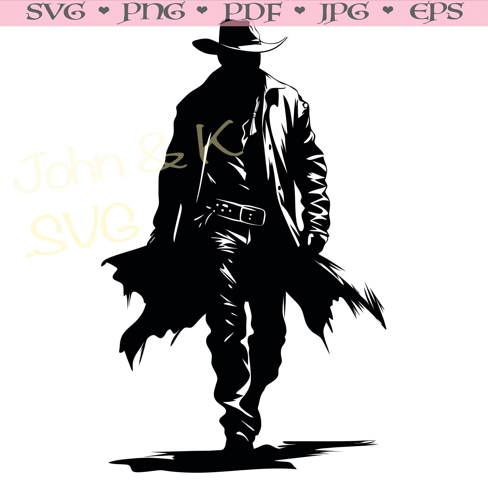 Cowboy Svg, Cowboy Cape Svg, Cowboy Cutfile, Cowboy Clipart Cricut ...