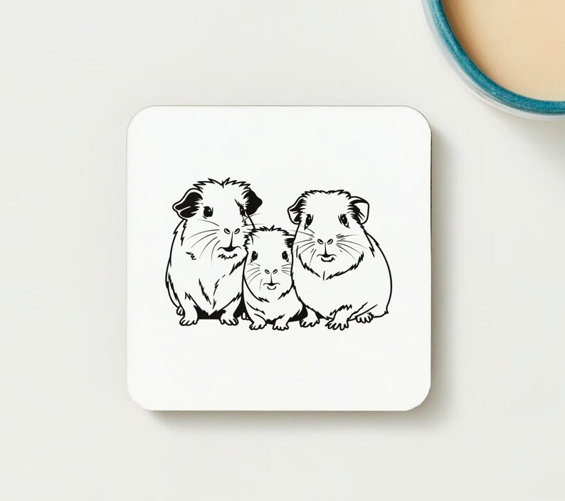 Guinea Pig Svg, Cavy Svg, Guinea Pig Vector Clipart Cricut Silhouette ...