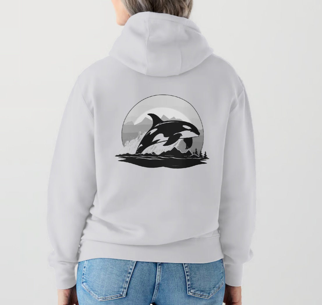 Killer Whale Svg, Breaching Orca Svg Cutfile Clipart Cricut Silhouette ...