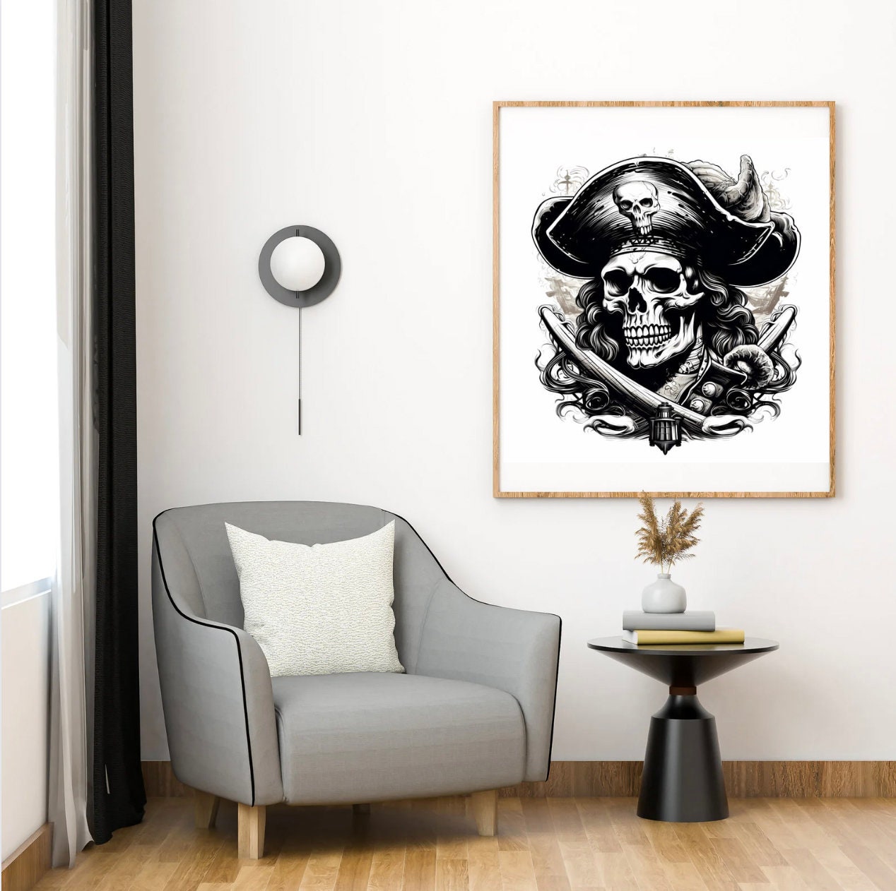 Skull Pirate Svg Skull Captain Svg Skull Pirate Clipart - Etsy