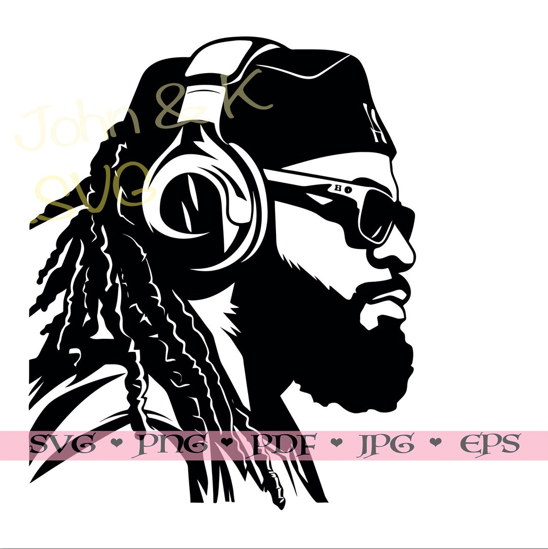 Rapper Svg, Hip Hop Svg, Hip Hop Clipart Cricut Silhouette Rapper Png ...
