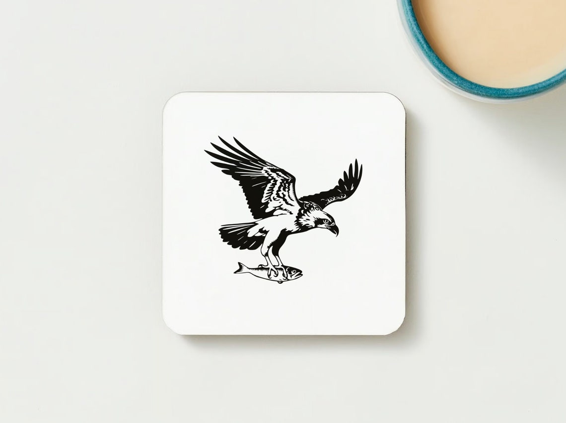 Osprey Svg, Hunting Osprey Svg, Cutfile Cricut Silhouette Osprey ...